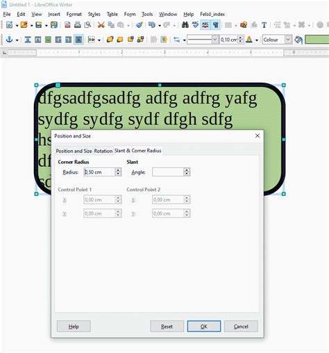 LO Writer How To Make Text Boxes With Rounded Corners English Ask LibreOffice