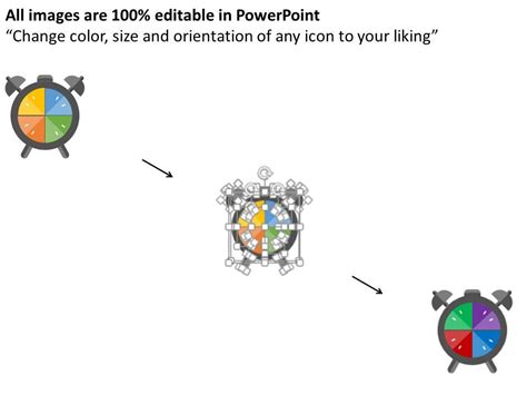 Clock For Idea Generation And Process Control Flat Powerpoint Design PowerPoint Design