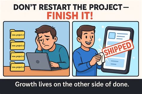 Why Finishing A Project Is More Important Than Starting A New One Akharume Joseph Posted On
