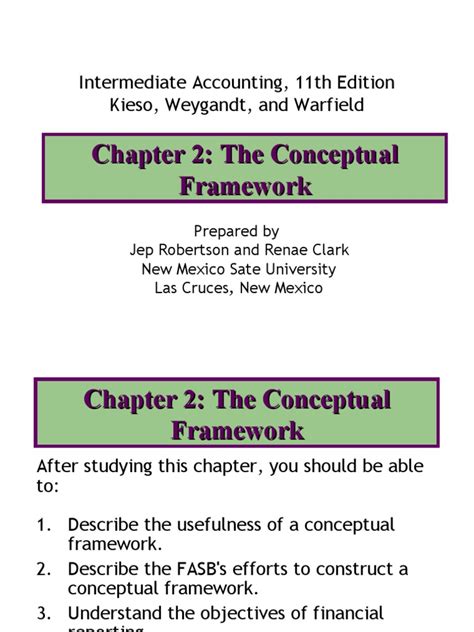 Chapter 2 The Conceptual Framework Pdf Accounting Economies