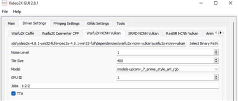 gpu setting for video 2x · issue 824 · k4yt3x video2x · github