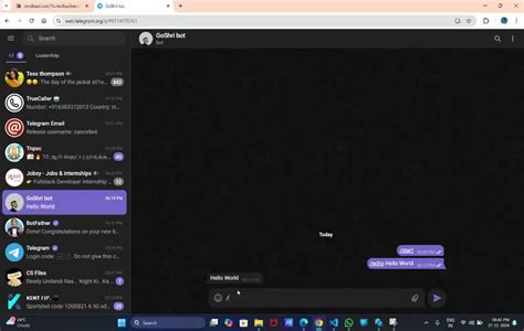 Gokulraj M On Linkedin Telegrambot Goshribot Nodejs Webdevelopment Apis