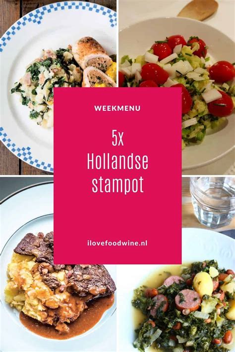 Recept 5x Hollandse Stamppot I Love Food And Wine