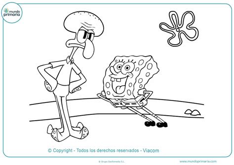 Dibujos De Bob Esponja Para Colorear【imprimir Y Pintar】
