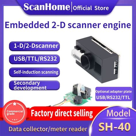 Scanhomefixed Mount Barcode Scanners Embedded Barcode Readers Engine USB RS D D QR PDF
