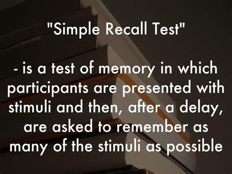 Simple Recall By Johroy01