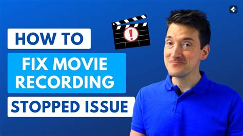 How To Fix Movie Recording Automatically Stopped Issue Youtube