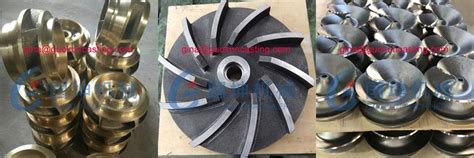 Copper Pump Impeller Metal Casting Factory In China