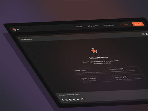 Ai Web Application By Musabbiruiux On Dribbble