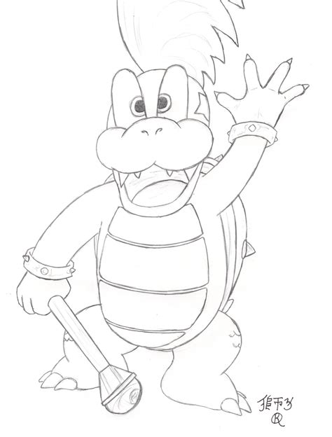 Larry Koopa Coloring Pages