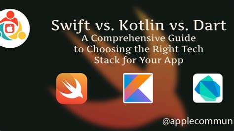 Swift Vs Kotlin Vs Dart Which Tech Stack Is Best For Your App In 2025