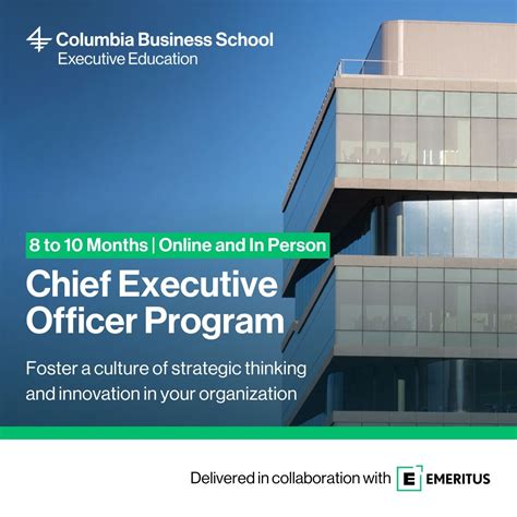 Columbia Business School Executive Education Online Programs On