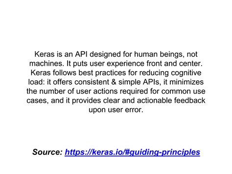 Introduction To Keras Pptx