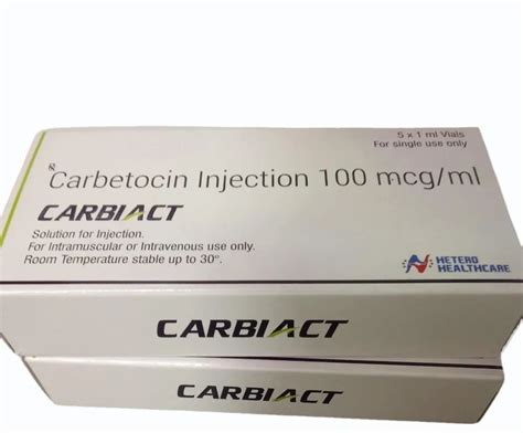 Carbiact Carbetocin Injection At ₹ 650 In Vasai Virar Id 2856385989012