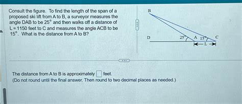 Solved Consult The Figure To Find The Length Of The Span Of Chegg Com