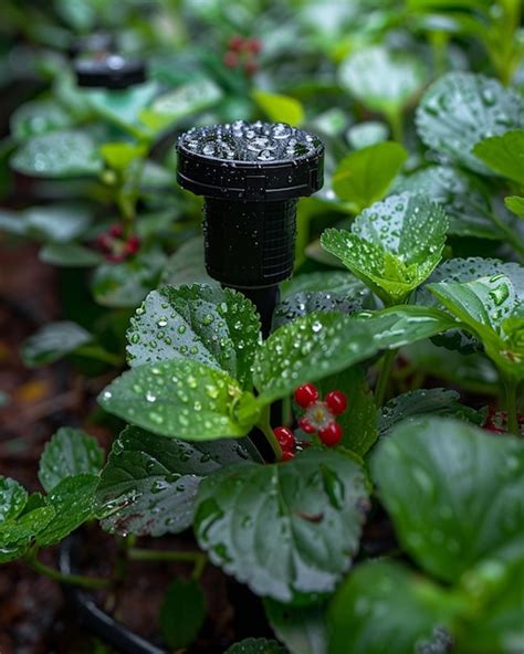 A Smart Irrigation System Adjusting Wallpaper Premium Ai Generated Image