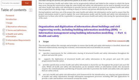 Consultation On ISO Information Management For Health And Safety Nima