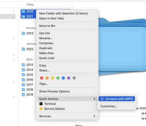 Created My First Automator Script For The Finder App To Use Kdiff3 Rmac