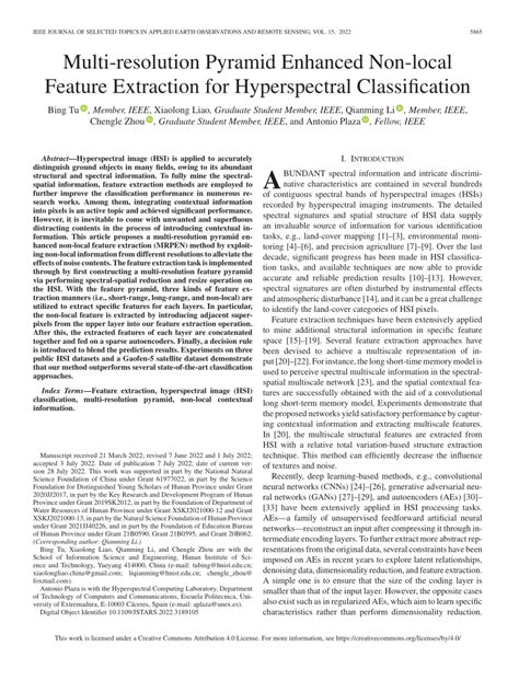 Pdf Multi Resolution Pyramid Enhanced Non Local Feature Extraction