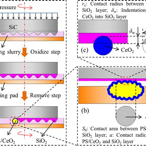 Schematic Of A Sic Ecmp With Psceo2 Coreshell Abrasives B