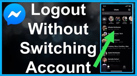 How To Logout Messenger Without Switching Account Youtube