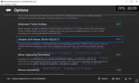 Feature Request Port The Disable Soft Reset Core Option From Beetle