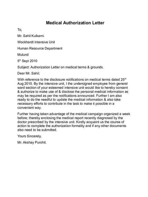 Authorization Letter Templates 19 Free Templates In PDF Word Excel