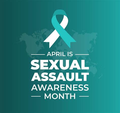 Sexual Assault Awareness Month Background Or Banner Design Template