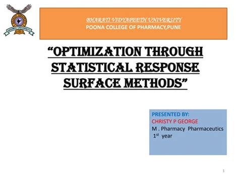 Response Surface Methodologypptx