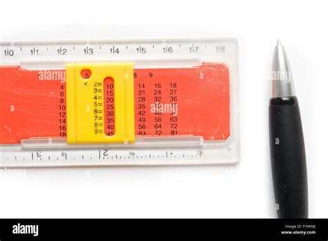 Slide Ruler Hi Res Stock Photography And Images Alamy