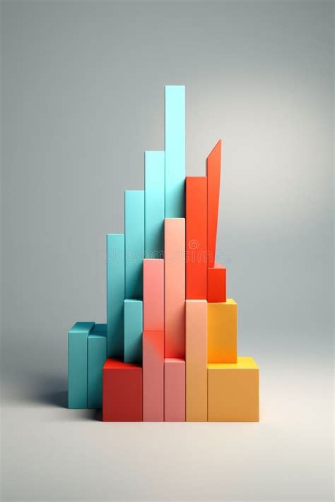 Ascending Growth Chart In 3d Business Ai Generated Stock Illustration Illustration Of Concept