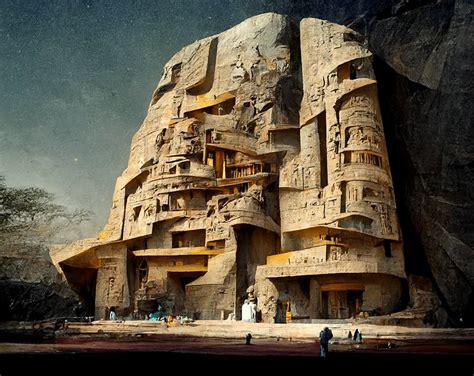 Ai Reconstructs Pharaonic Architecture Modules Into Abstract Expressionist Compositions Artofit