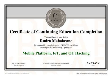 Rudra Mahalaxme On Linkedin Cybrary Iot Hacking