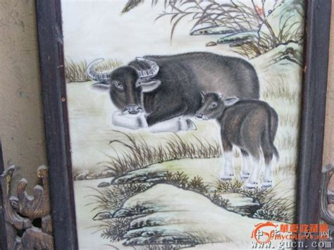 瓷板画三顾矛芦 松茂瓷板画 雨岑瓷板画 大山谷图库