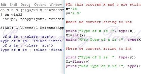 Python Program To Display Type Casting Concept By G Krishna Chauhan