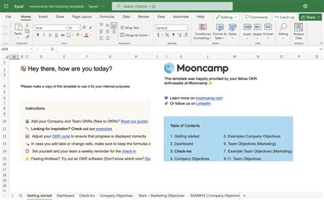 Okr Excel Template For Okr Tracking Free Okr Excel Template For Okr Tracking Free