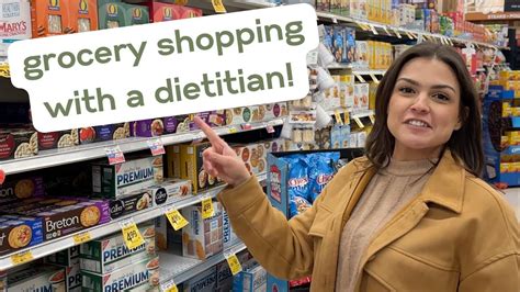 Grocery Shopping With A Dietitian Steph Grasso Youtube