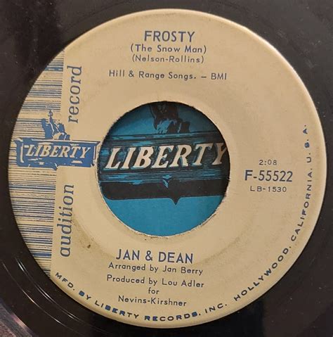 I Am The Noize In Your Head Jan And Dean Frosty The Snow Man