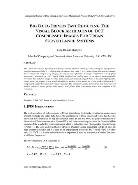 Big Data Driven Fast Reducing The Visual Block Artifacts Of Dct
