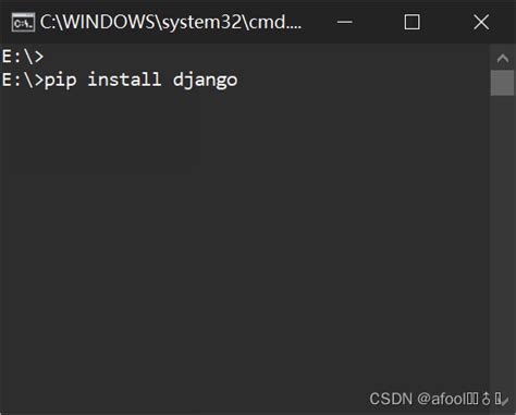 Django安装 Csdn博客