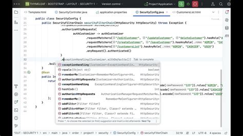 26 Spring Boot 3 Project Security Access Denied Page Youtube