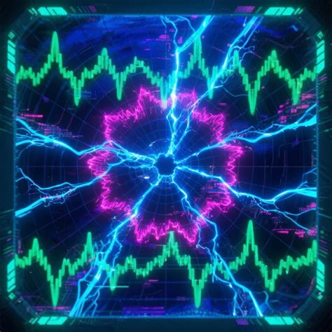 Free Neon Seismic Pulse Image Download At Stockcake