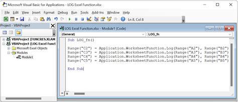 Log Excel Function Formula Step By Step Examples How To Use