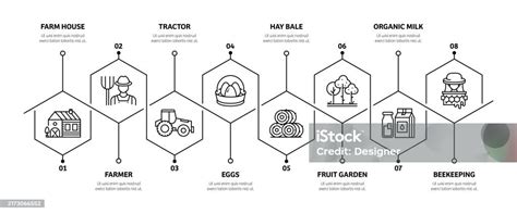Farming And Agriculture Related Process Infographic Template Process Timeline Chart Workflow