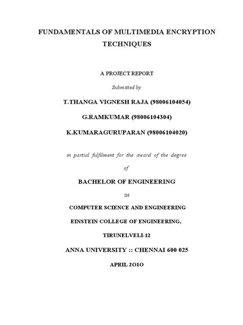 Fundamentals Of Multimedia Encryption Techniques Pdf Multimedia