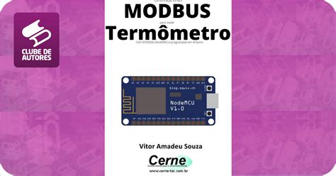 comunicação rs 485 modbus para medir termômetro com esp8266 nodemcu programado em arduino por