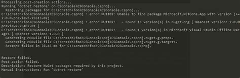 Unable To Find Package Microsoftnetcoreapp With Version 200