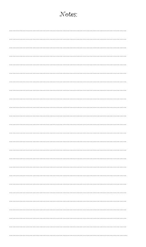 Notepad With Lines Template At Cheryl Chambers Blog