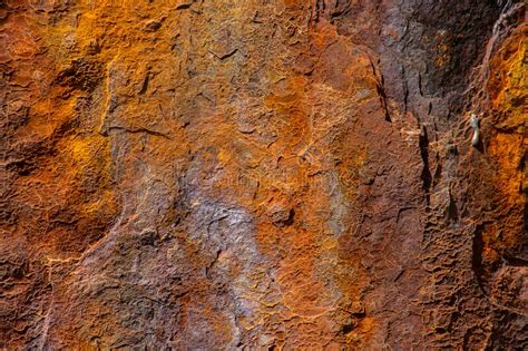 Metallic Orange Rust Texture Grunge Abstract Background Stock Image Image Of Copy Weathered