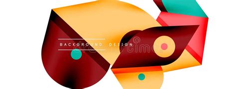 Geometric Vector Abstract Background Template Stock Vector Illustration Of Artistic Banner